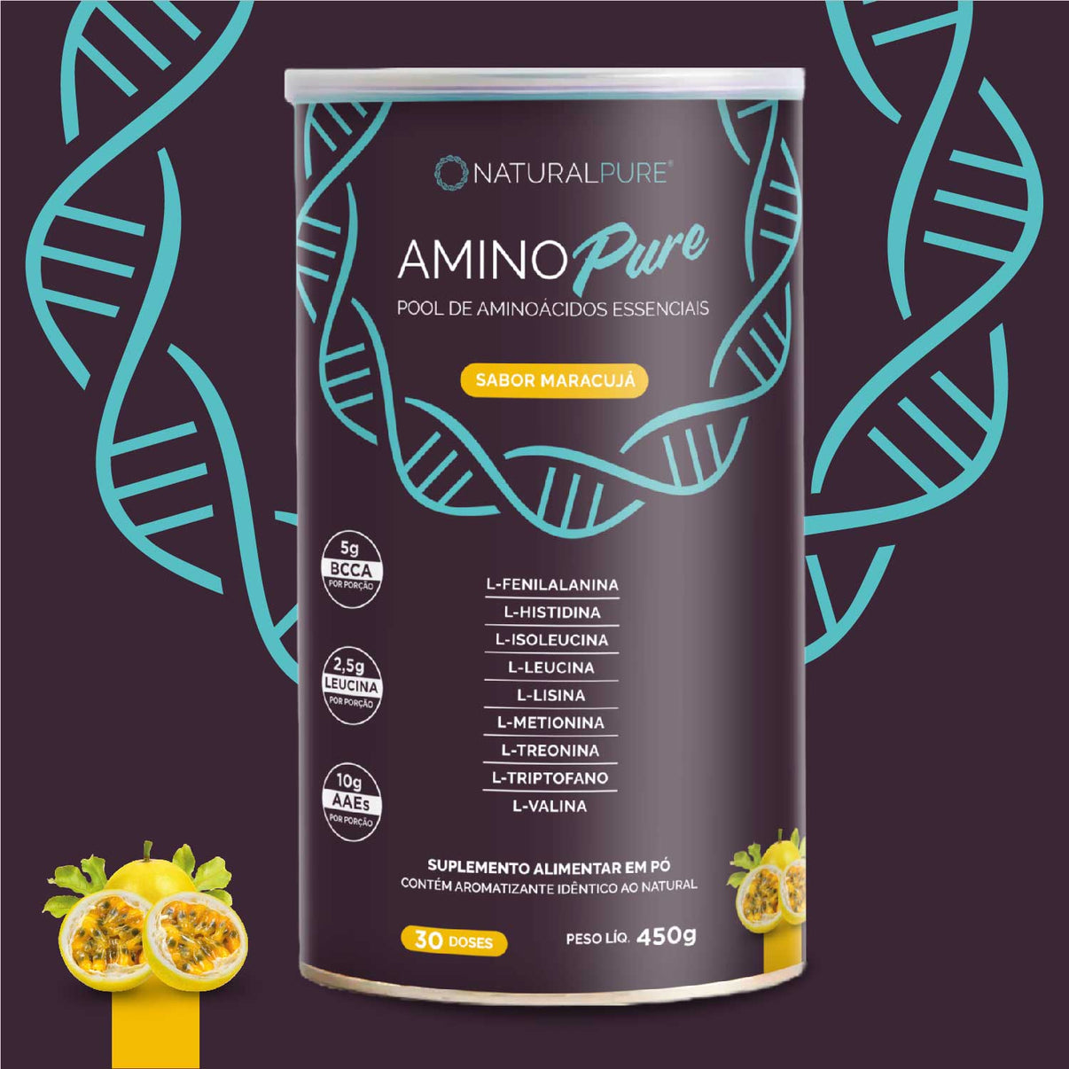Amino Pure – Aminoácidos Essenciais para Recuperação e Performance ...