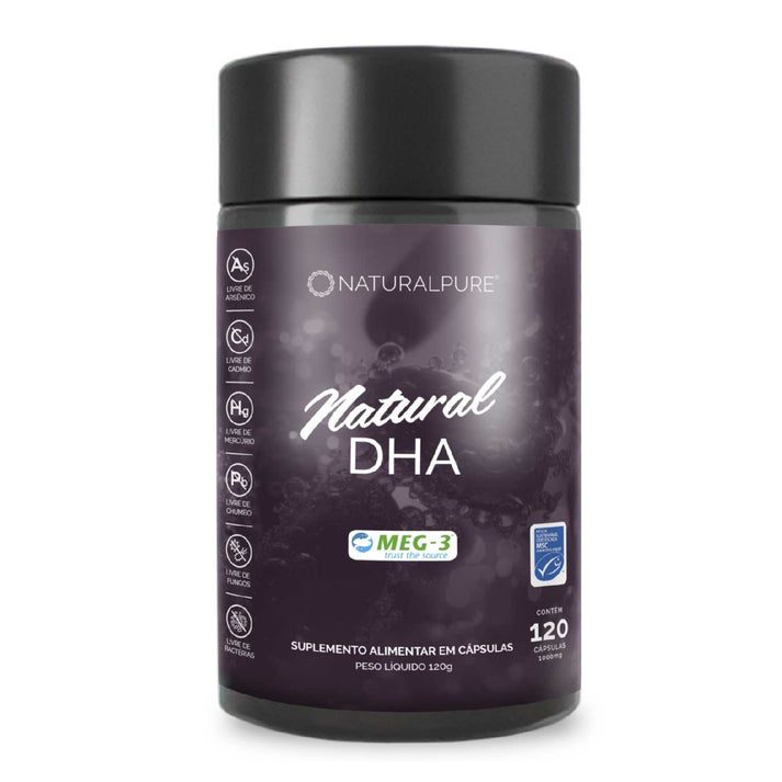 Natural DHA – Ômega 3 para Memória, Coração e Foco – Natural Pure