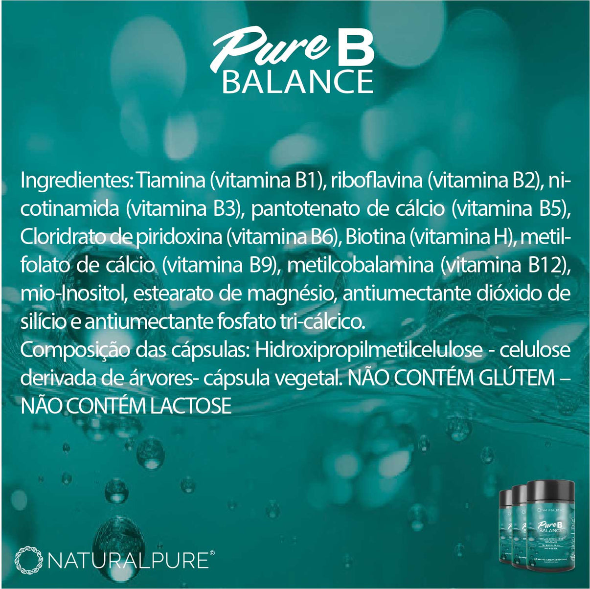 Pure B Balance–Complexo B para Energia e Metabolismo – Natural Pure