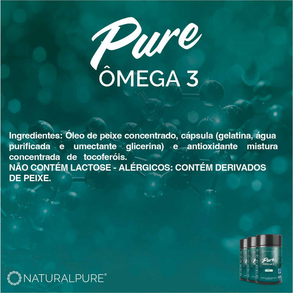 Pure Ômega 3 – Saúde Cardiovascular e Imunidade Forte – Natural Pure