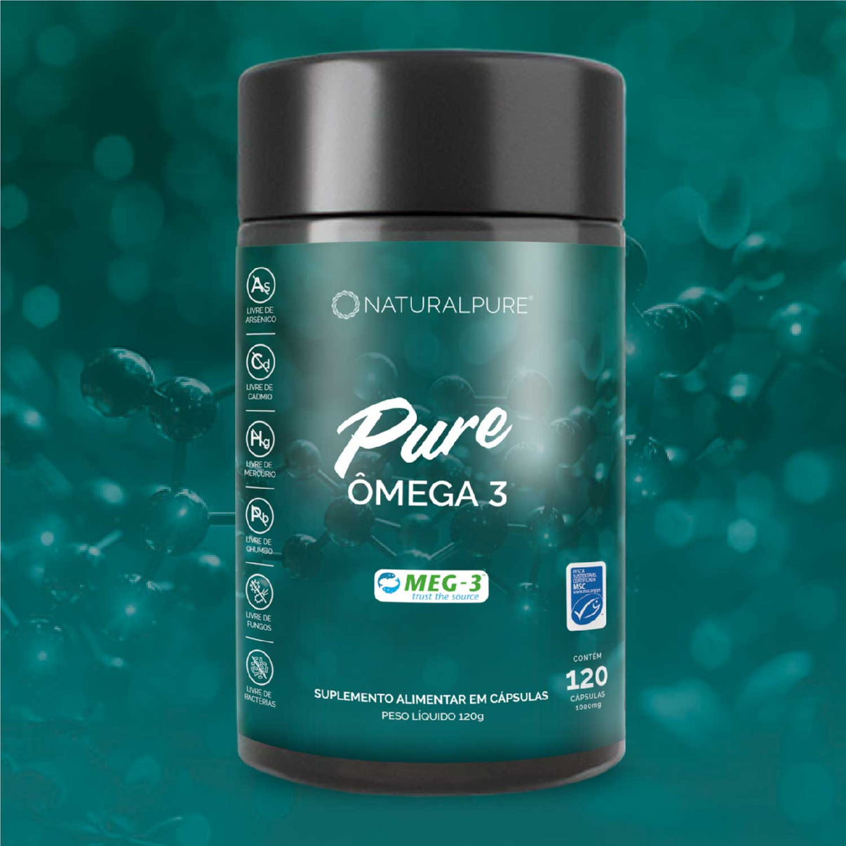 Pure Ômega 3 – Saúde Cardiovascular e Imunidade Forte – Natural Pure